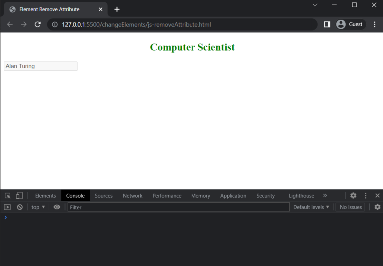 JavaScript HTML DOM Change or Update Elements - Bitslord