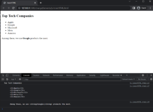 JavaScript HTML DOM Change or Update Elements - Bitslord