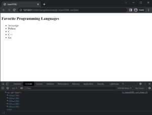 JavaScript HTML DOM Change or Update Elements - Bitslord