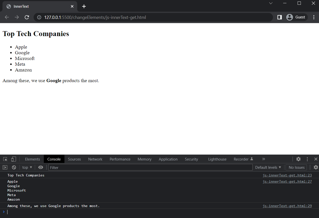 JavaScript HTML DOM Change or Update Elements - Bitslord